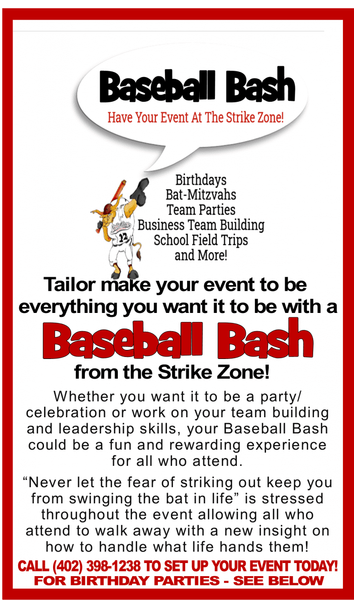 Baseball Bash | Strike Zone Academy - 30 Years Omaha's Baseball ...