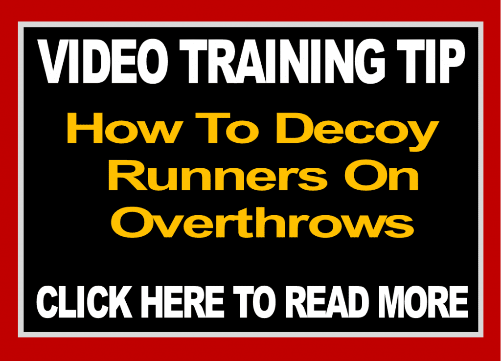 How To Decoy Runners On Overthrows | Strike Zone Academy - 30 Years ...