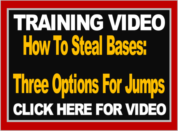 How To Steal Bases: Three Options For Jumps | Strike Zone Academy - 30 ...