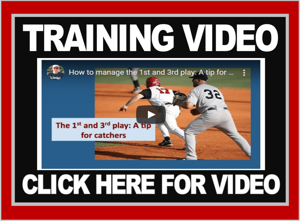Managing The 1st and 3rd Play: A Tip For Catchers | Strike Zone Academy ...
